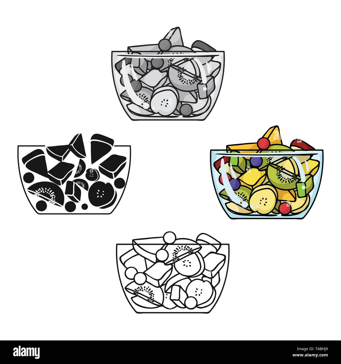 art,banana,berry,bowl,breakfast,cartoon,black,citrus,design,dessert ...