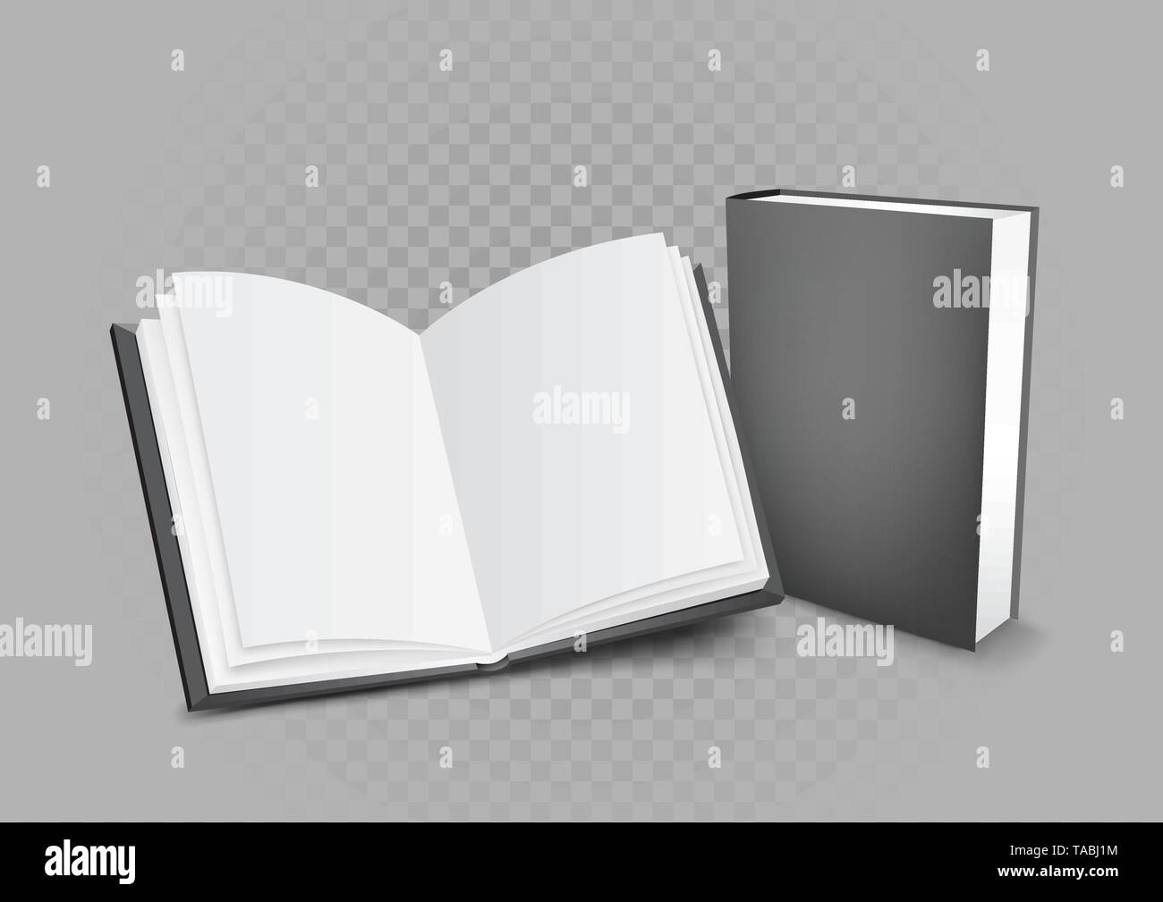 books on gray transparent background Stock Vector Image & Art - Alamy