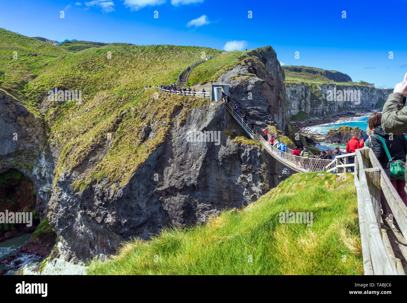 Carrick-A-Rede rope bridge, Northern Ireland, United Kingdom, Europe ...