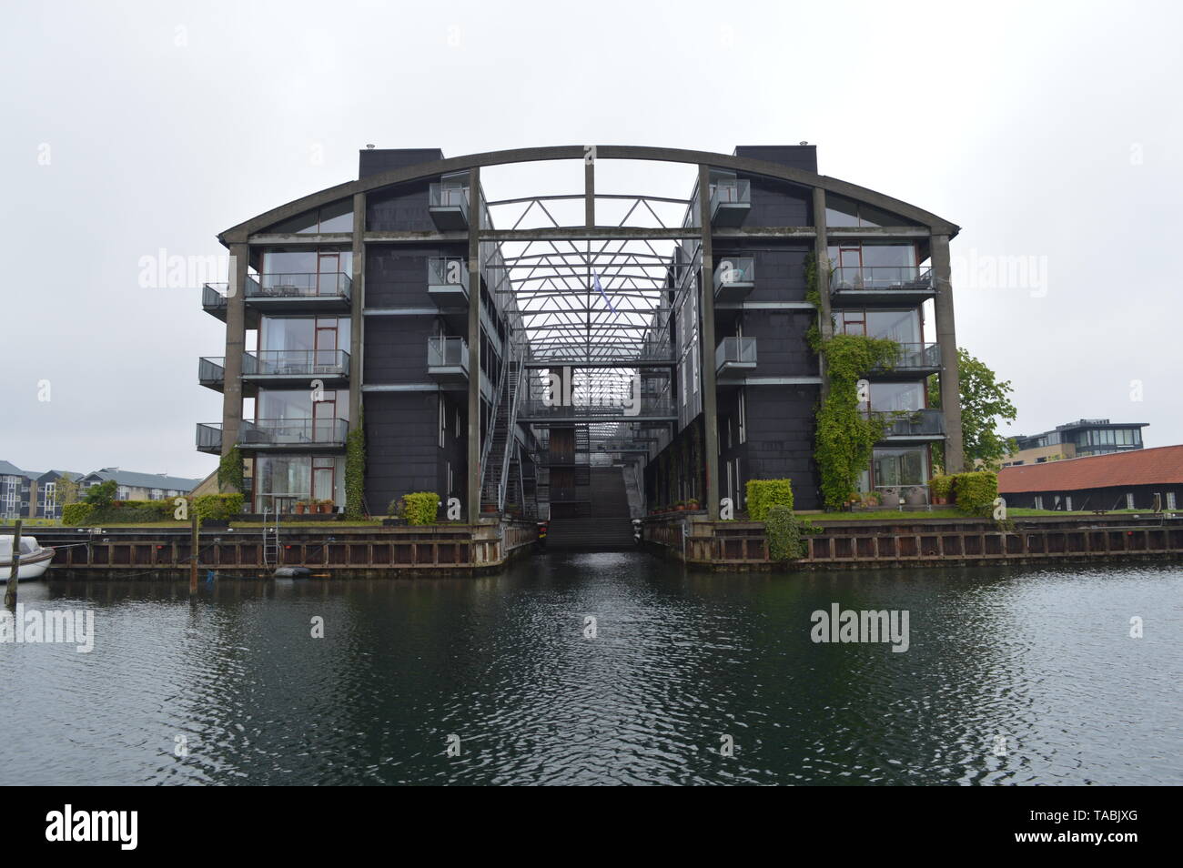Converted Dry Dock in Copenhagen, Denmark Stock Photo - Alamy