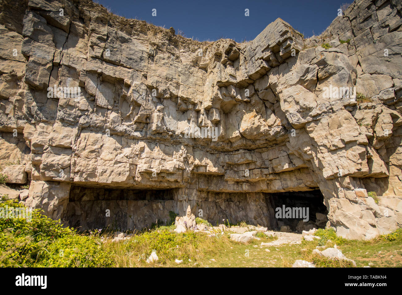 Winspit Quarry near Worth Matravers, Dorset, UK Stock Photo - Alamy