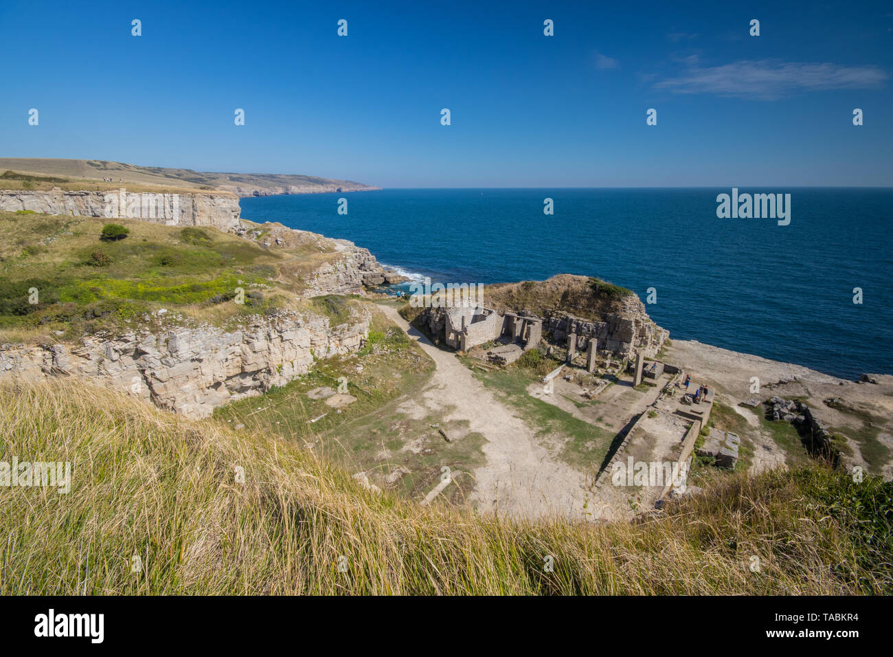 Winspit Quarry near Worth Matravers, Dorset, UK Stock Photo - Alamy
