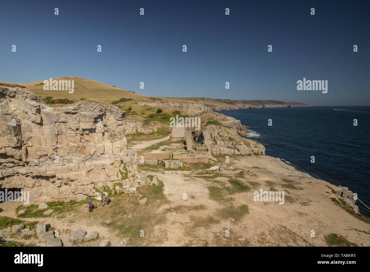 Winspit Quarry near Worth Matravers, Dorset, UK Stock Photo - Alamy