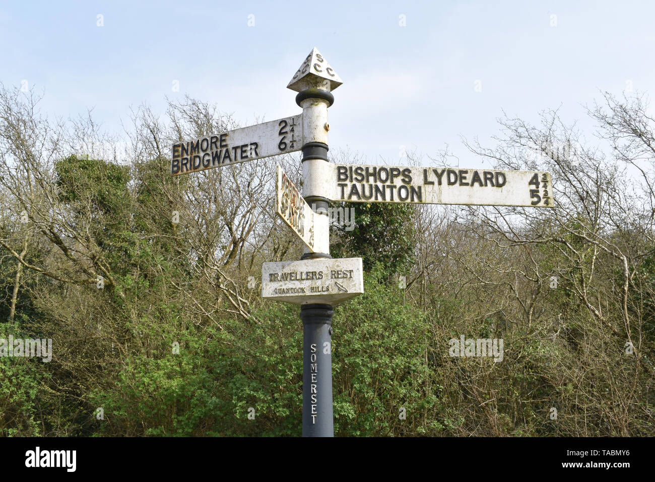 Vintage finger post signs hi-res stock photography and images - Alamy