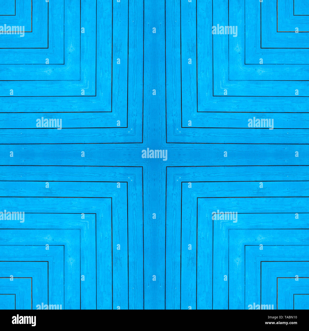 Seamless texture, background, square - blue wall of the village house ...