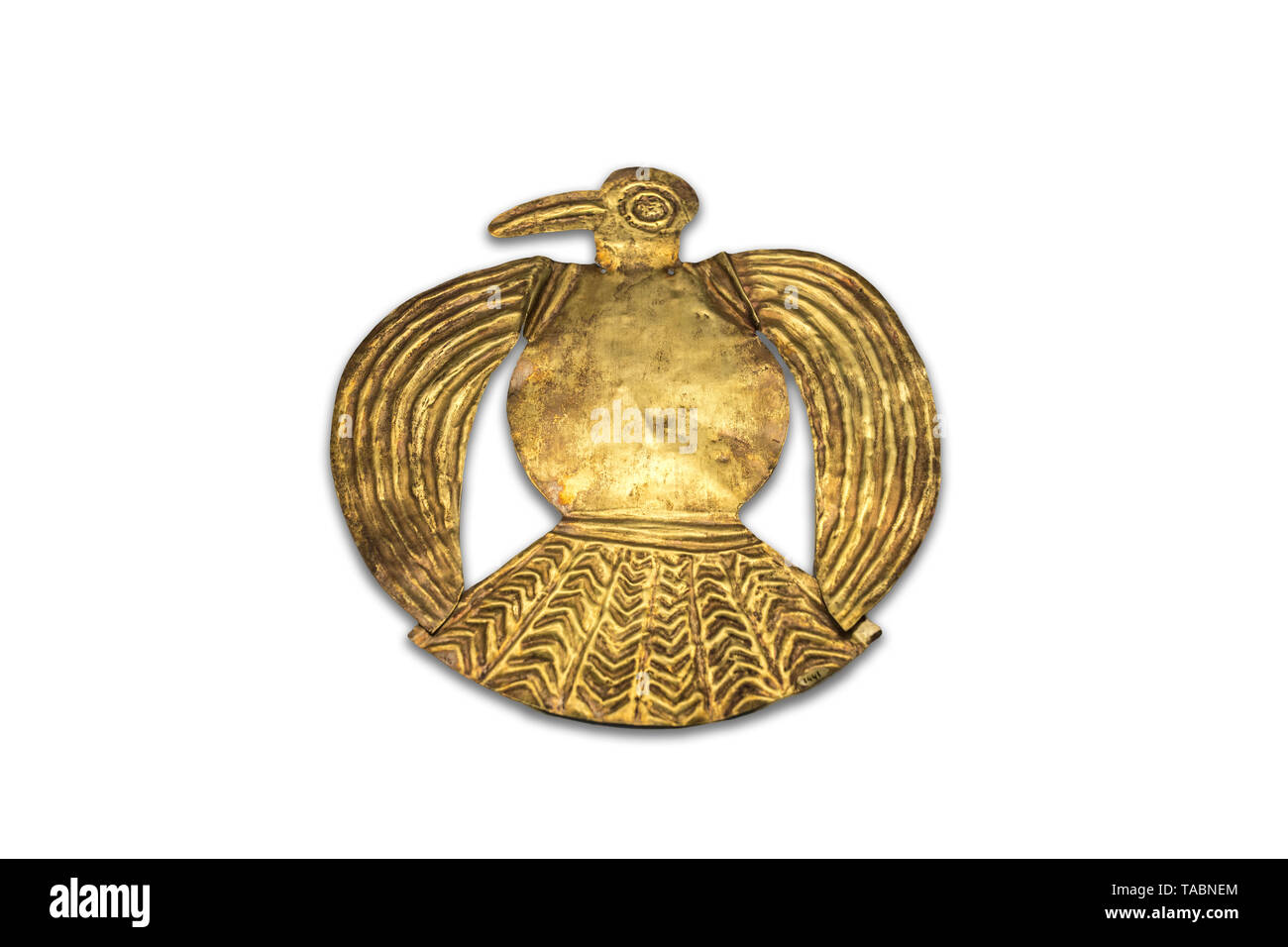 Gold plate inca Cut Out Stock Images & Pictures - Alamy