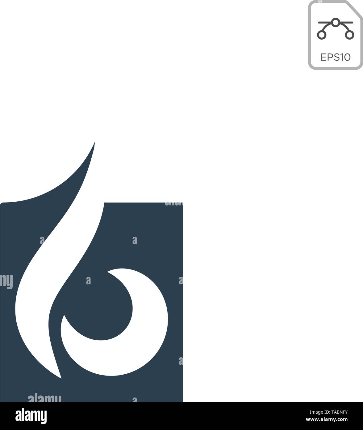 fire flame logo design or minimal icon vector element isolated Stock ...