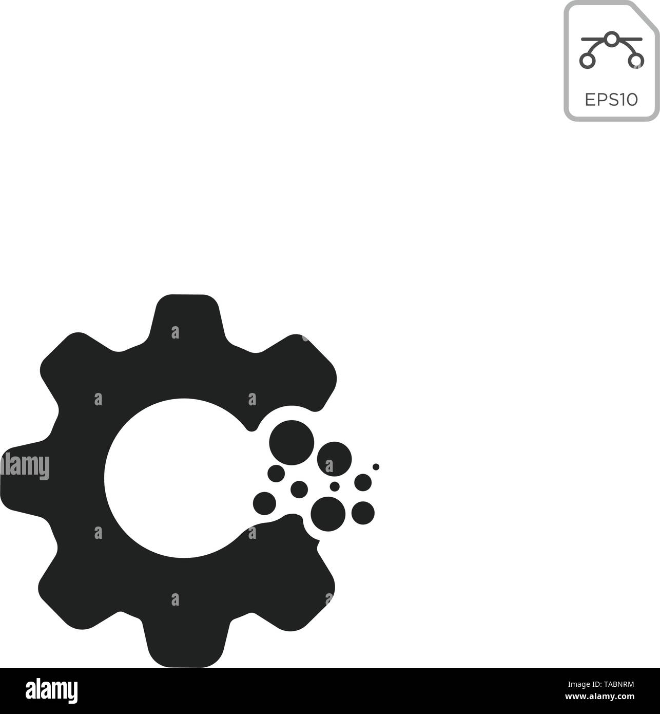 gear logo design abstract business vector element isolated Stock Vector ...