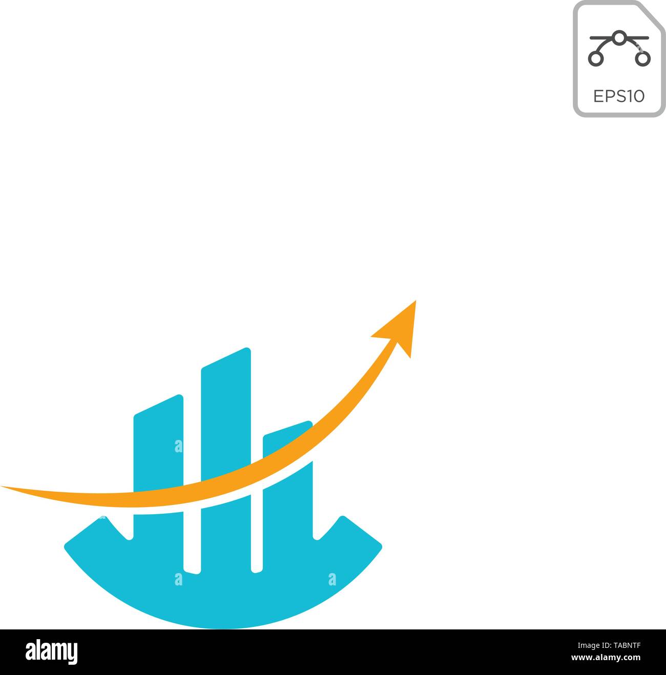 chart diagram logo design vector icon isolated Stock Vector Image & Art ...