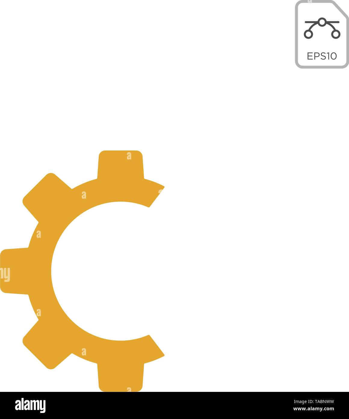 gear logo design abstract business vector element isolated Stock Vector ...