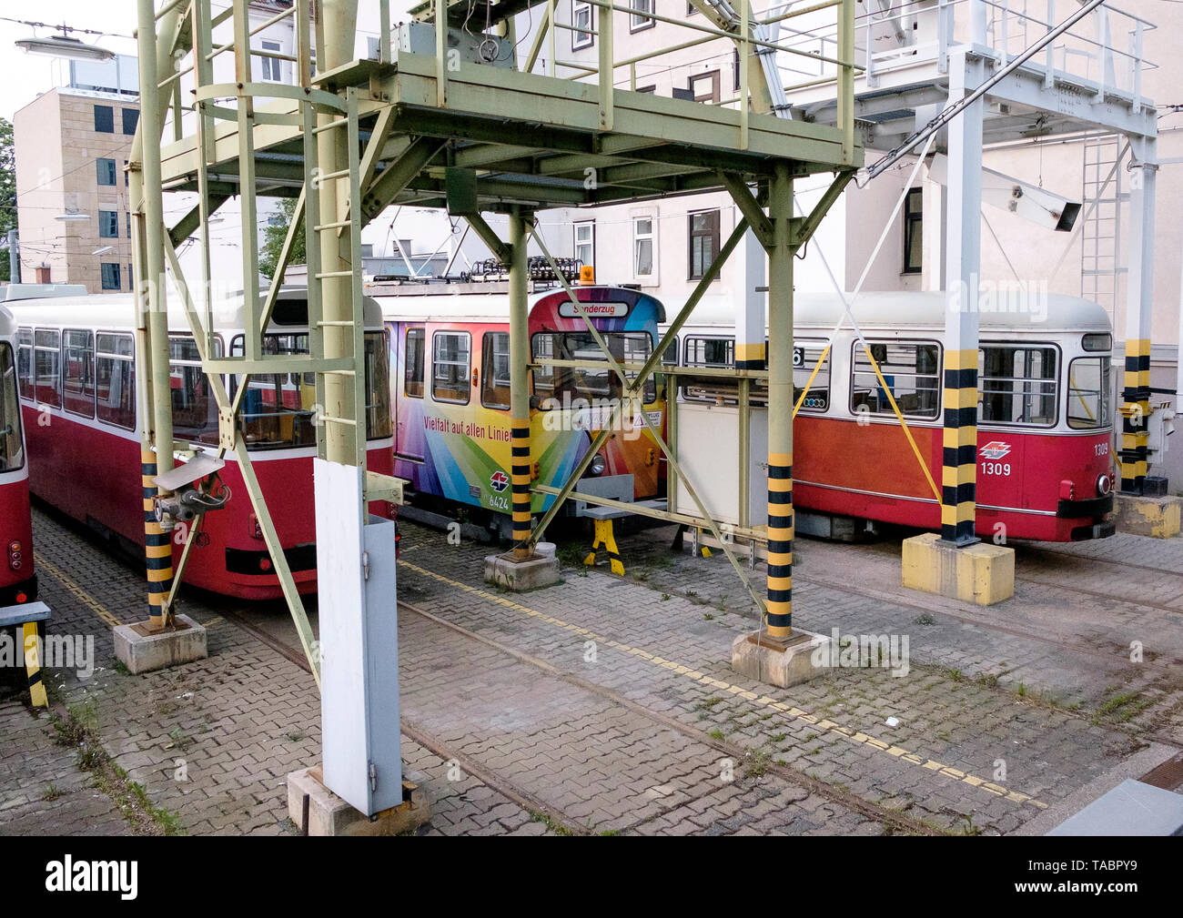 The tram depot hi-res stock photography and images - Alamy