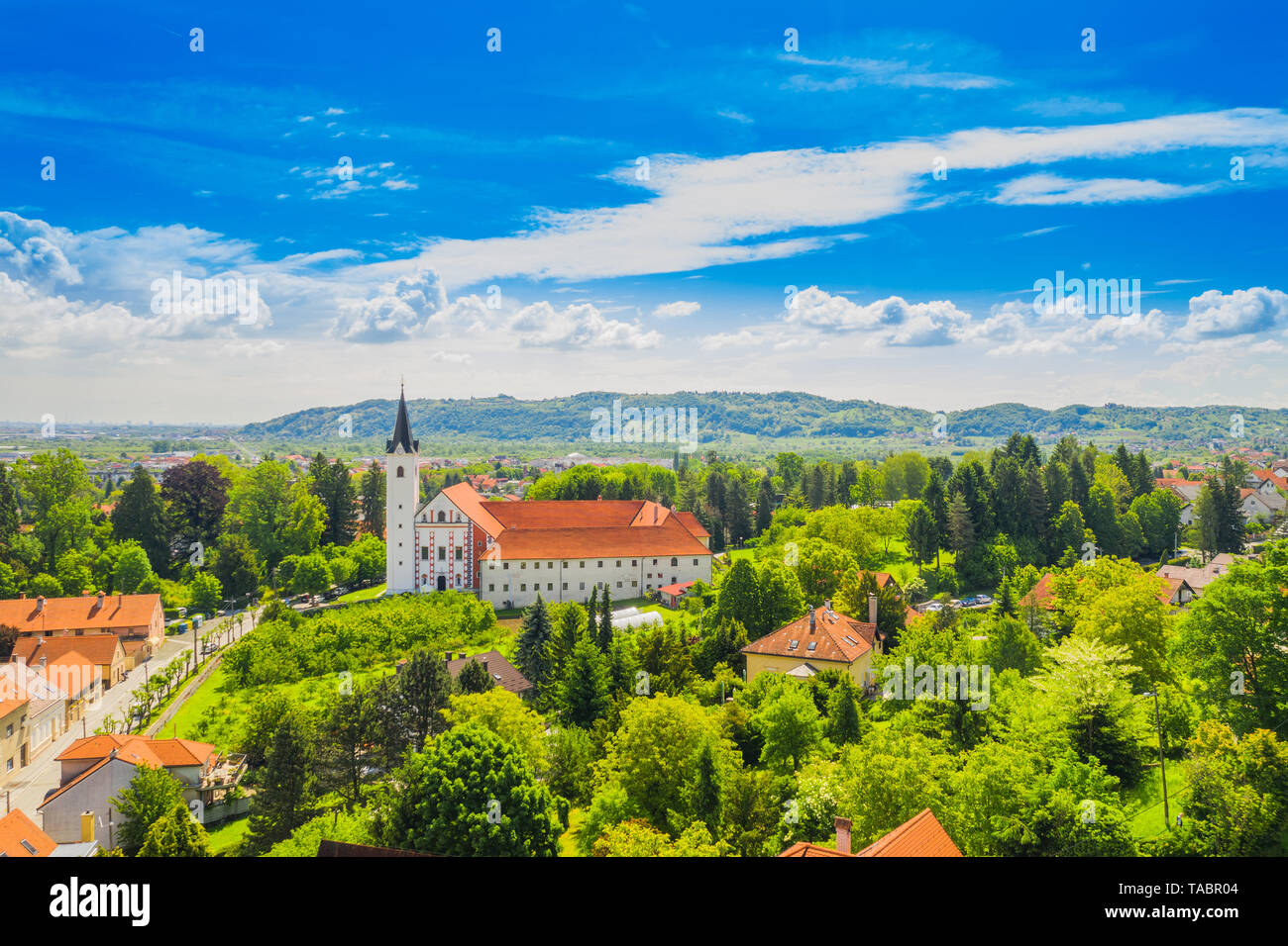 Monastery aerial view hi-res stock photography and images - Alamy