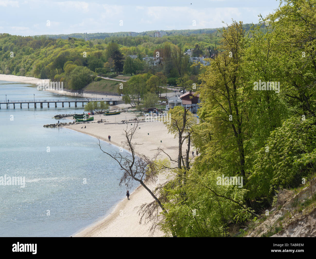 the polish coast Stock Photo - Alamy
