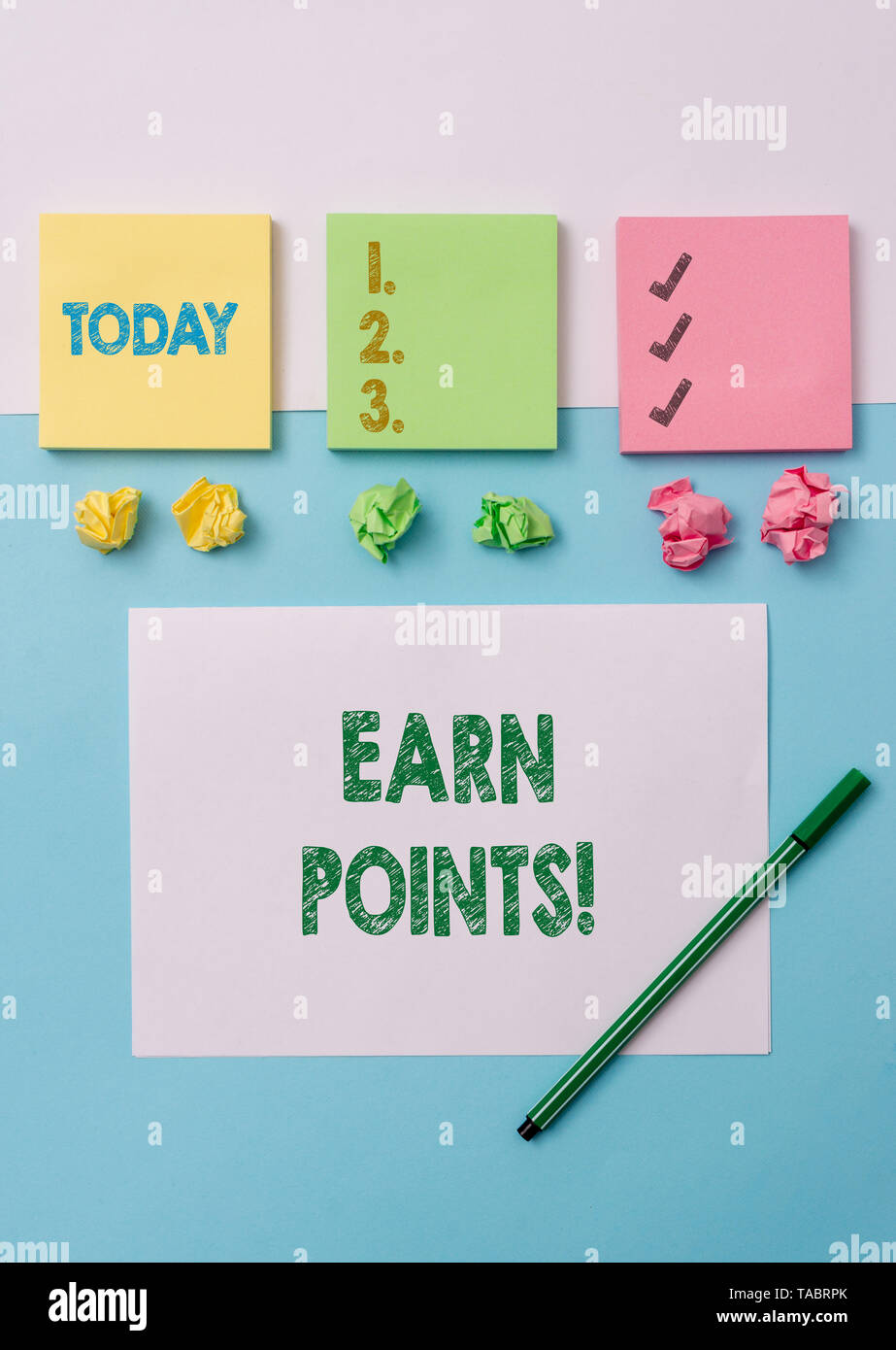 Conceptual hand writing showing Earn Points. Concept meaning collecting ...