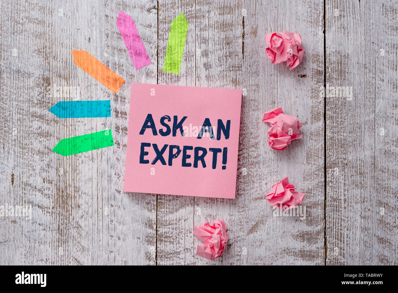 Handwriting text writing Ask An Expert. Conceptual photo confirmation ...