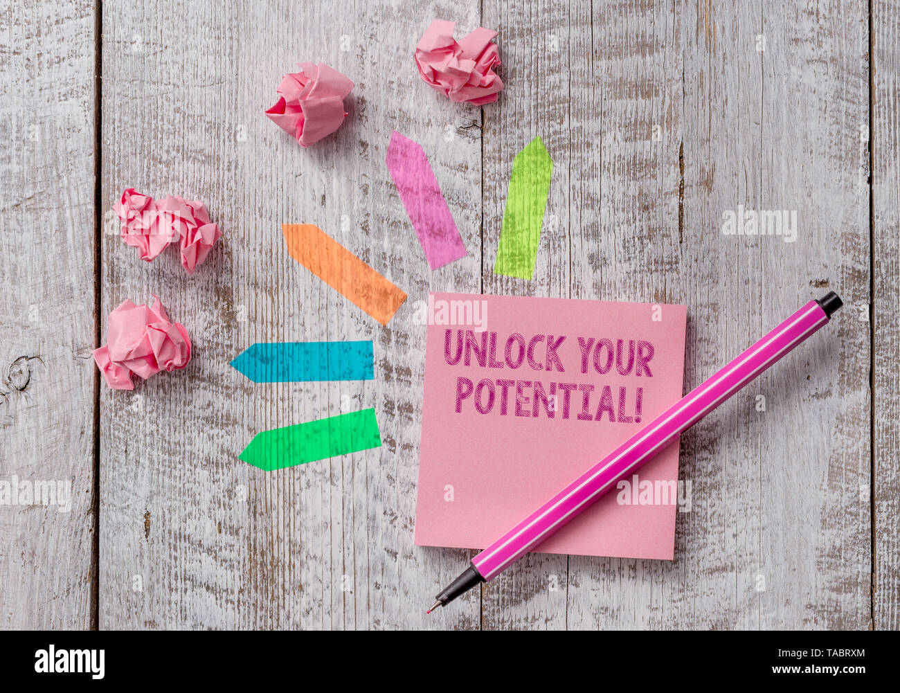 Conceptual hand writing showing Unlock Your Potential. Concept meaning ...