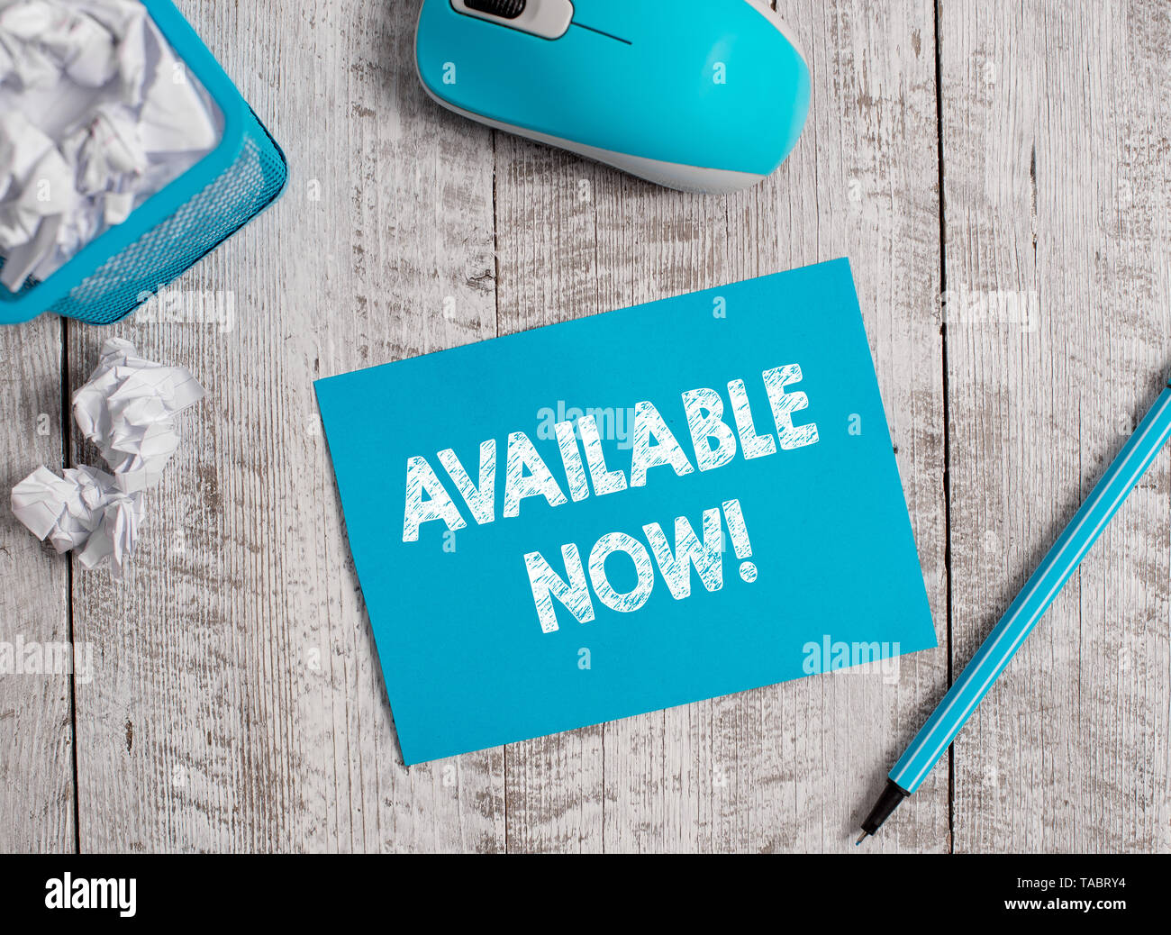 Handwriting text Available Now. Conceptual photo you can find it obtain ...
