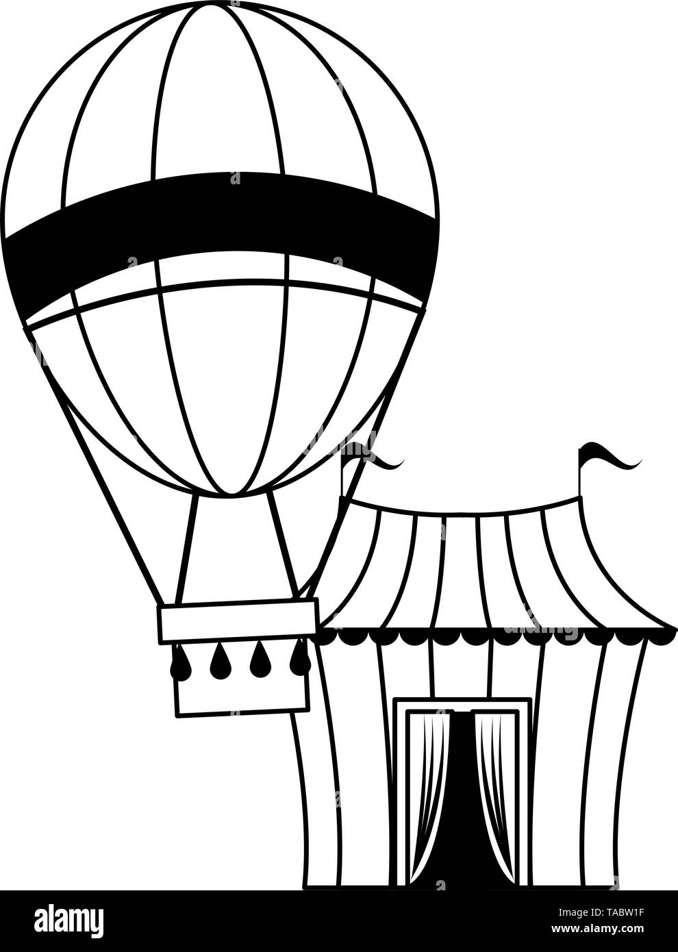 Circus Cartoons Black And White