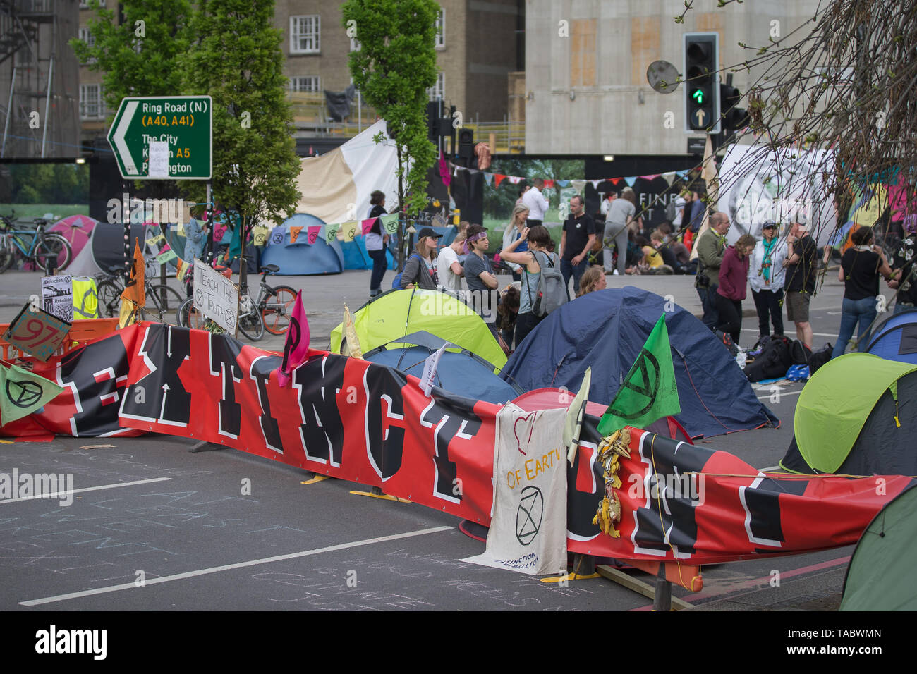 Labour MP Barry Gardner speaks at climate protest group Extinction ...