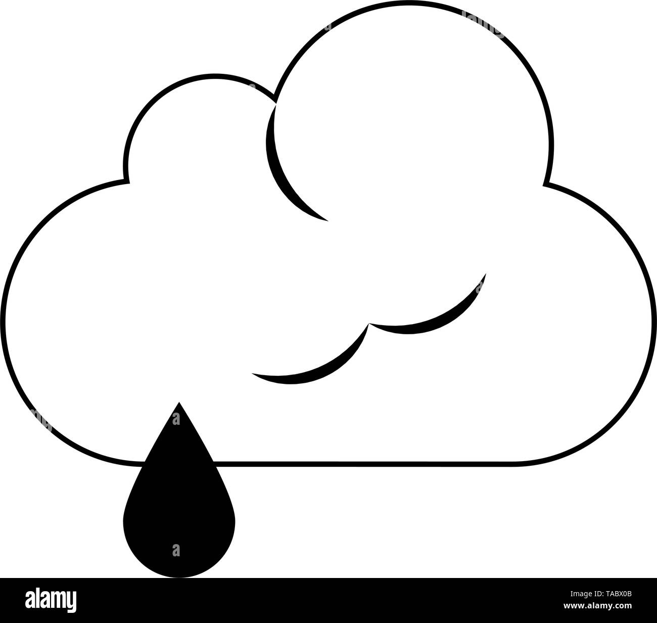 Spring Rain Clipart Black And White