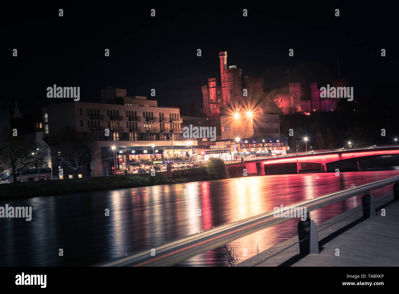Night view of inverness castle hi-res stock photography and images - Alamy