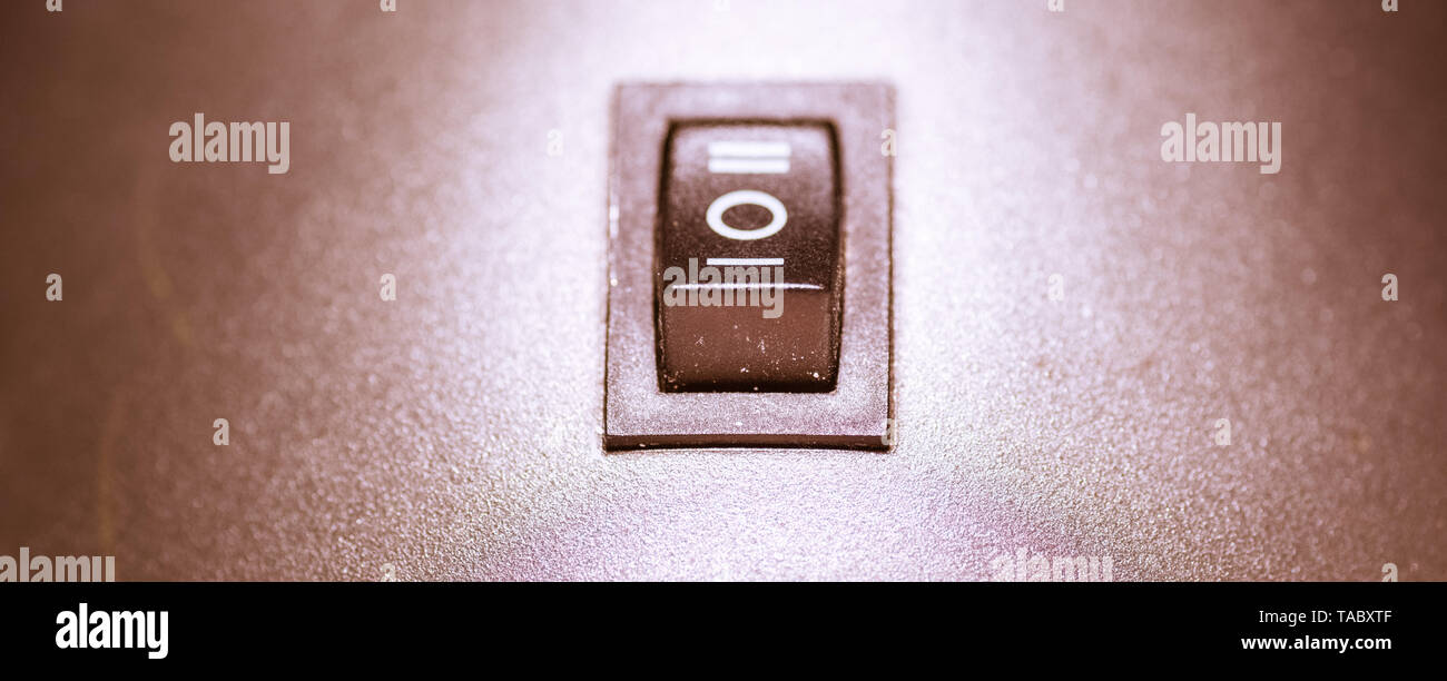 Switch - standard switch isolated on vintage background Stock Photo - Alamy