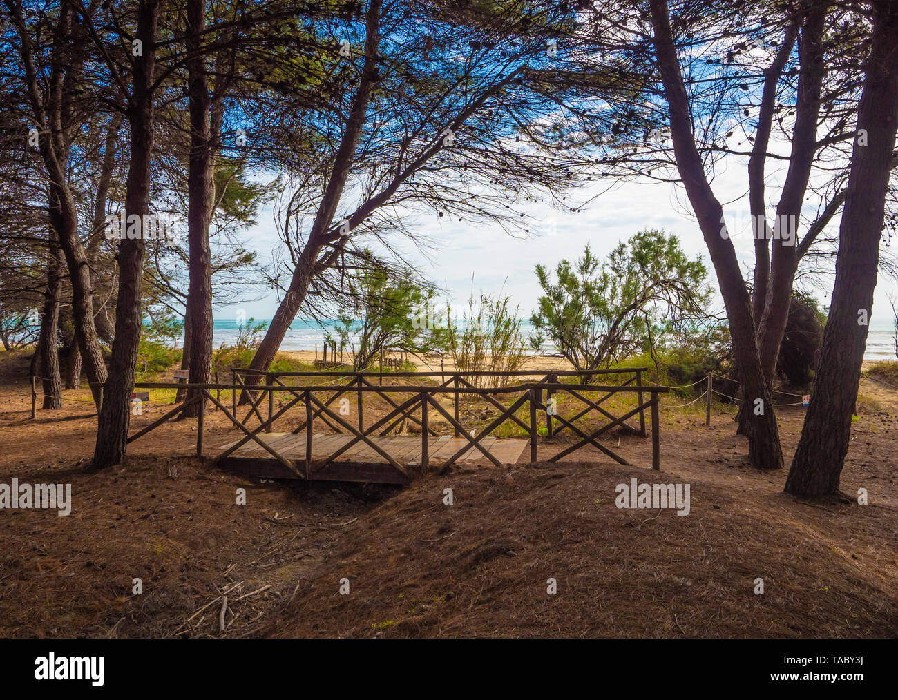 Pineto (Italy) - The touristic sandy beach of Abruzzo with the ...