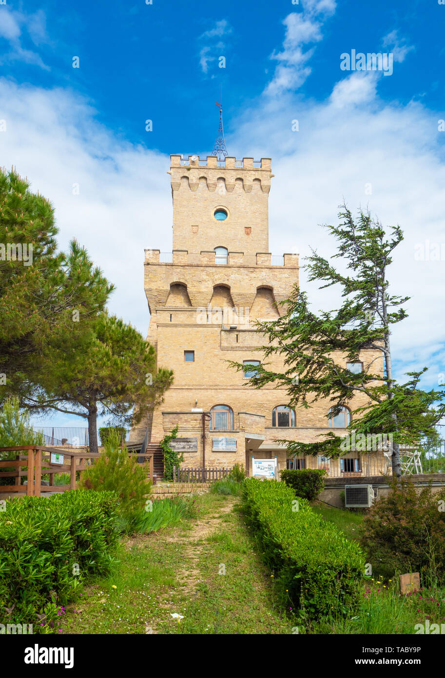 Pineto (Italy) - The touristic sandy beach of Abruzzo with the ...