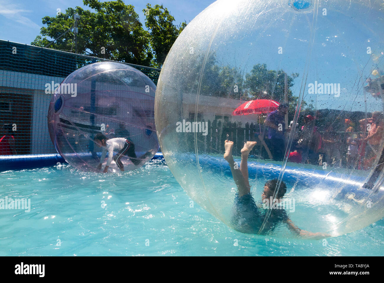 Inflatable bumper balls hi-res stock photography and images - Alamy