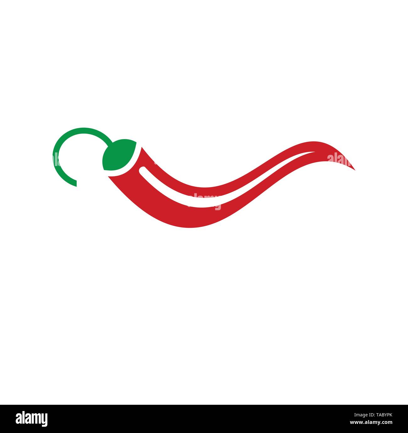 Red Hot pepper icon on background for graphic and web design. Simple ...