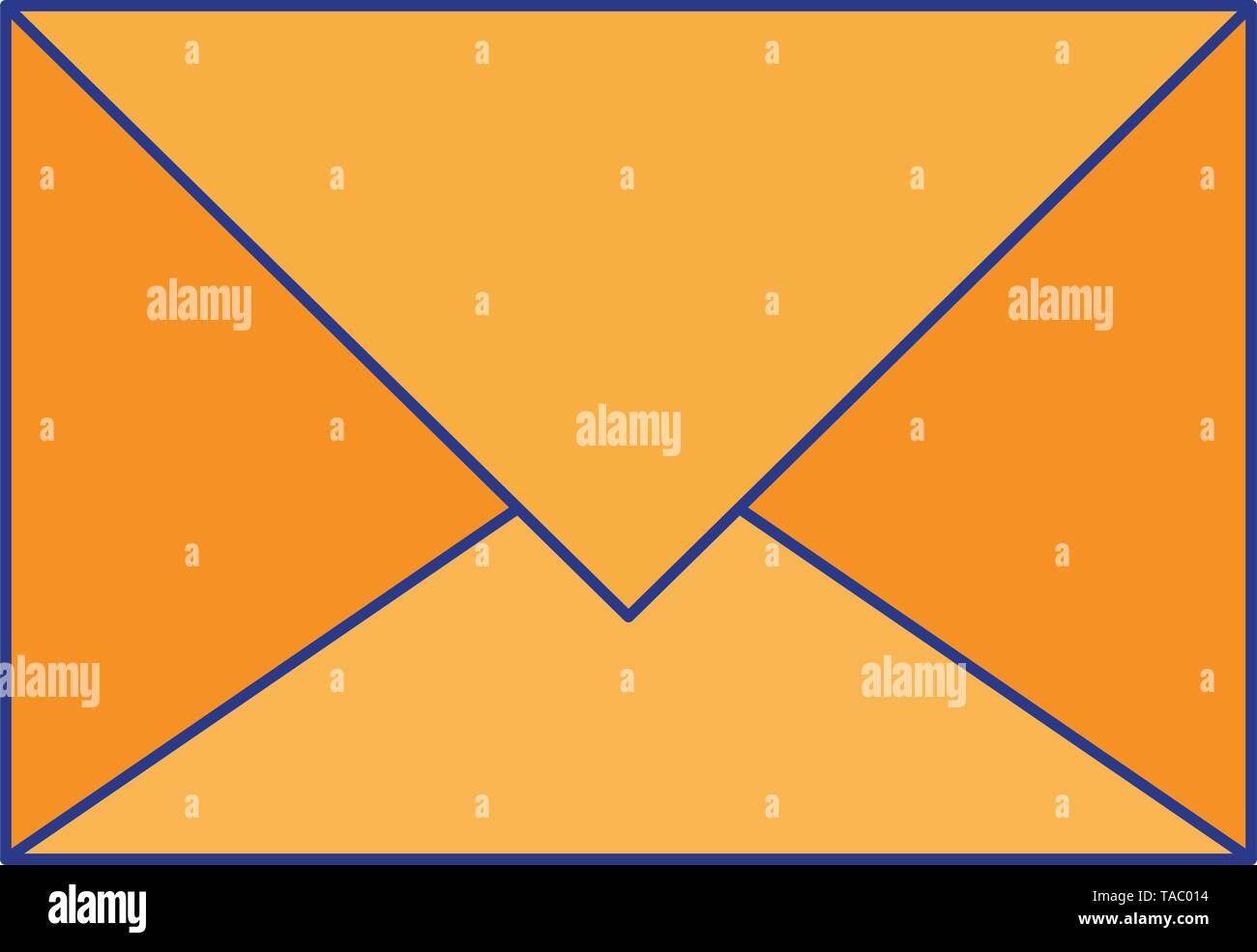 Email envelope symbol isolated cartoon Stock Vector Image & Art - Alamy