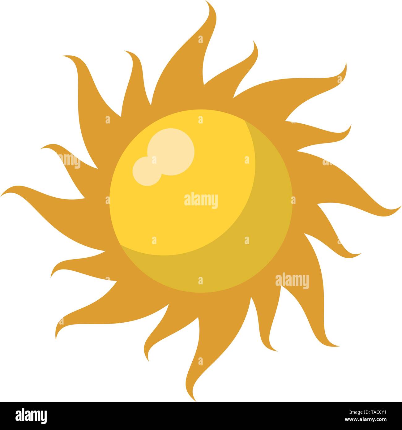 Sun cartoon over white background Stock Vector Image & Art - Alamy