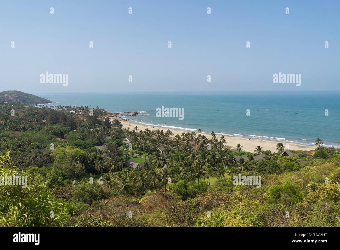 Anjuna, Goa / India - 04 03 2019, Beautiful Anjuna beach in the ...