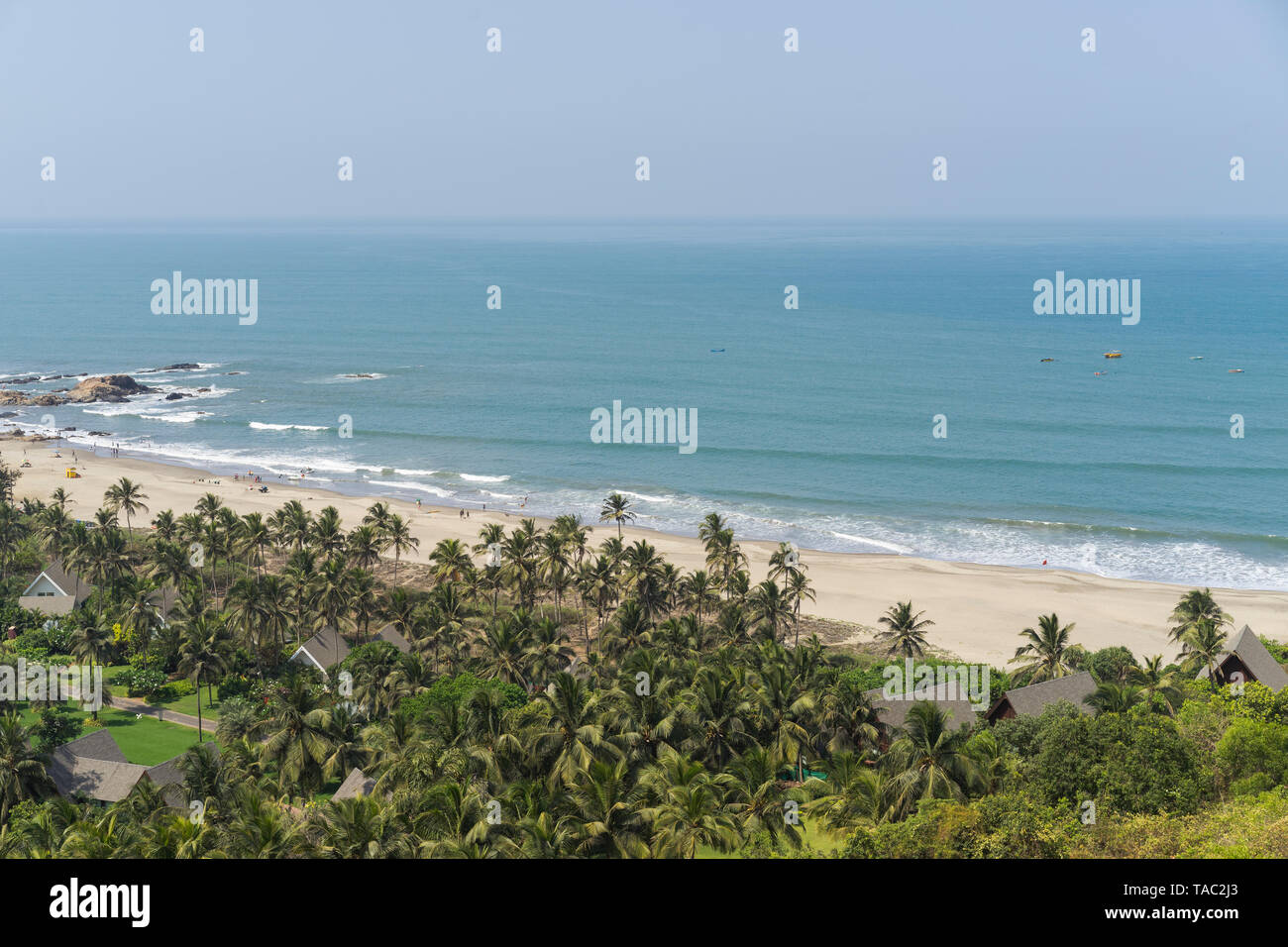 Anjuna, Goa / India - 04 03 2019, Beautiful Anjuna beach in the ...