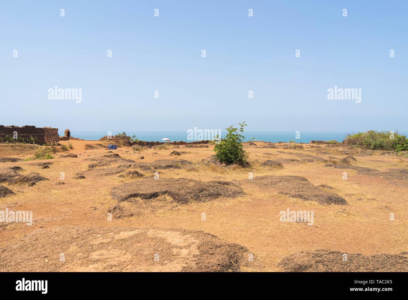 Anjuna, Goa / India - 04 03 2019, Chapora Fort in the northern Goa ...