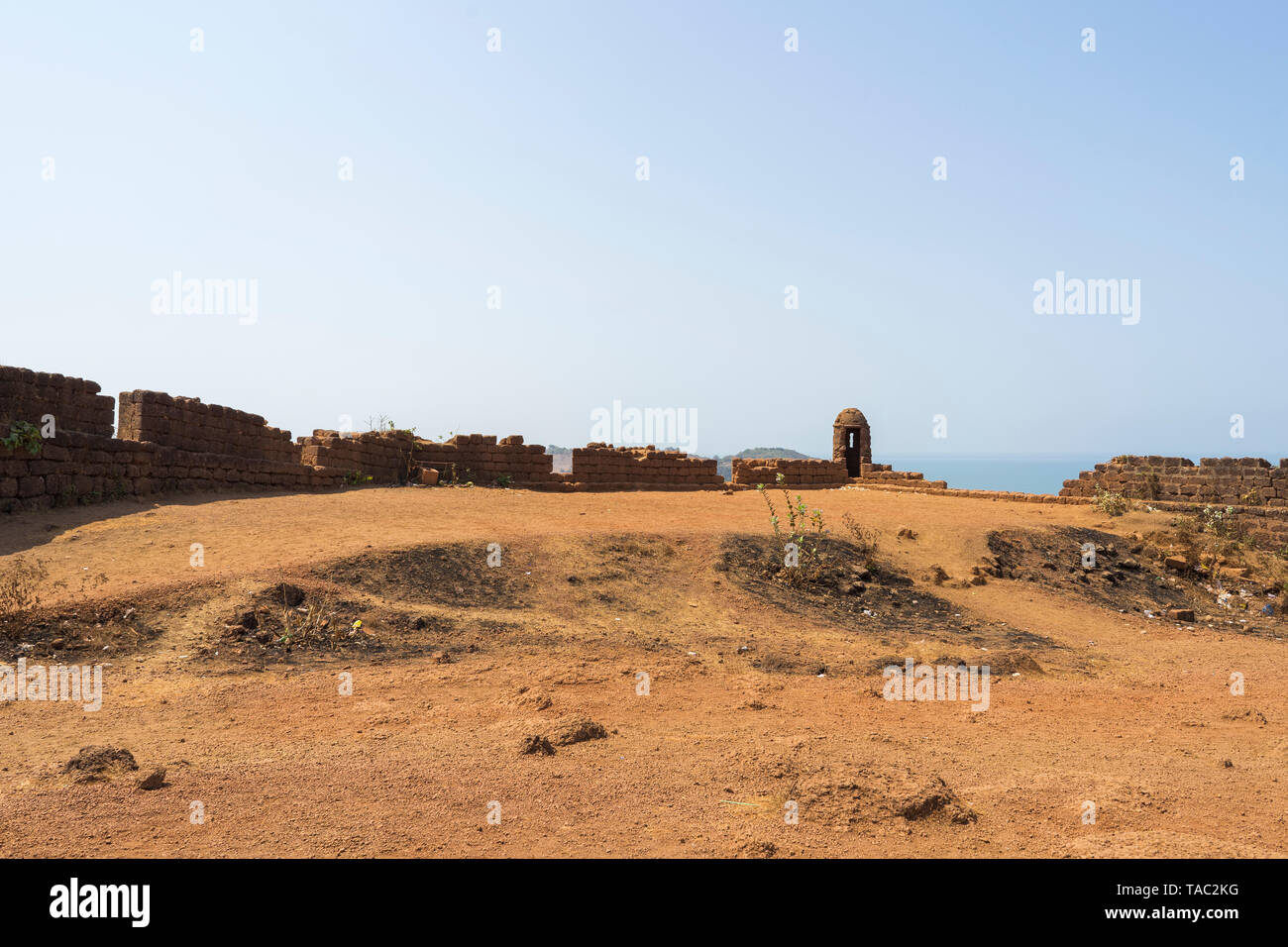 Anjuna, Goa / India - 04 03 2019, Chapora Fort in the northern Goa ...