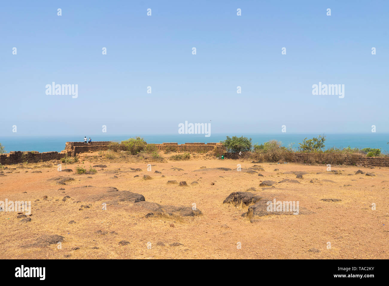 Anjuna, Goa / India - 04 03 2019, Chapora Fort in the northern Goa ...