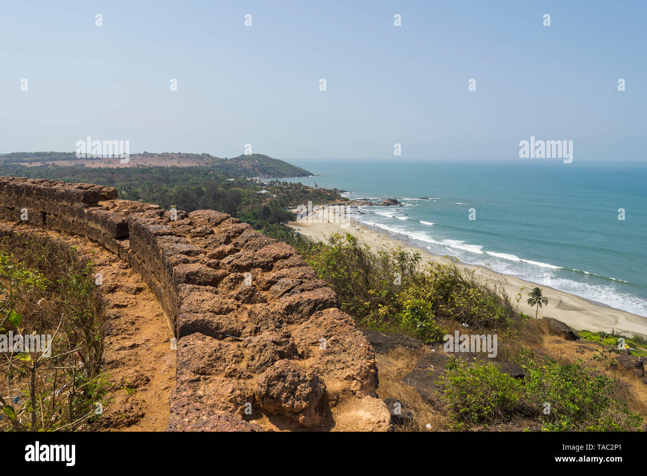 Anjuna, Goa / India - 04 03 2019, Beautiful Anjuna beach in the ...