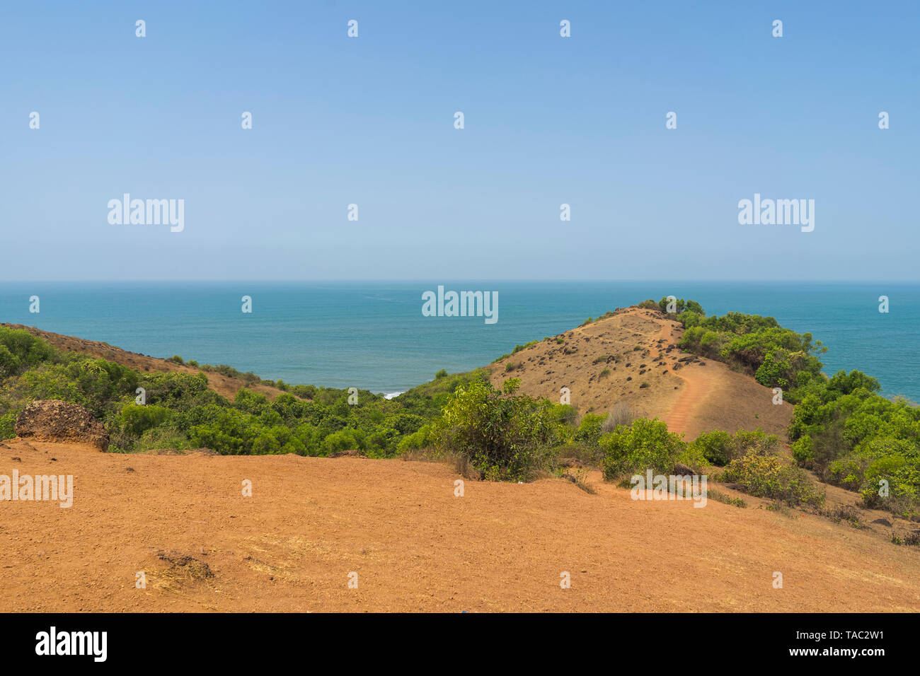 Anjuna, Goa / India - 04 03 2019, Beautiful Anjuna beach in the ...