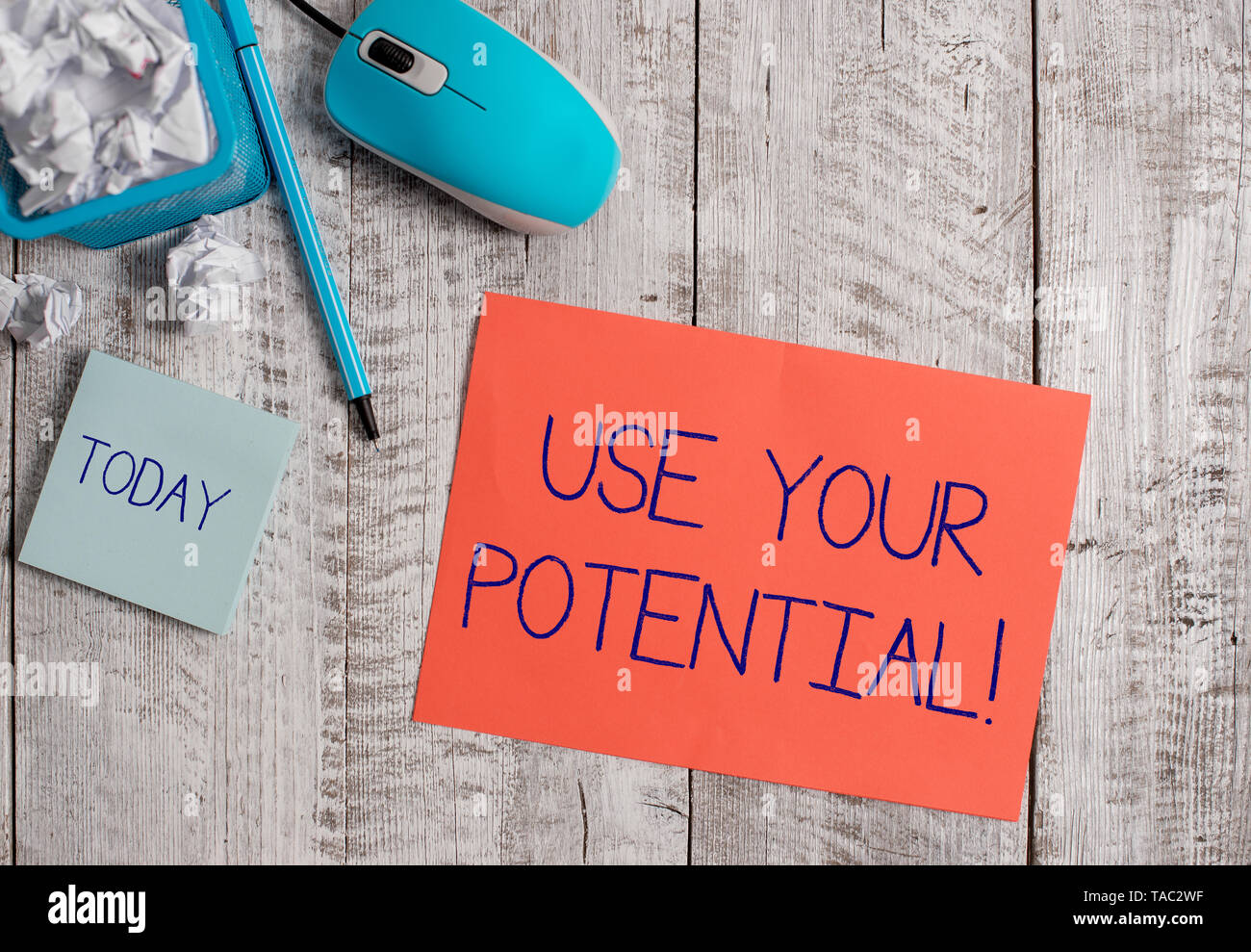 Word writing text Use Your Potential. Business photo showcasing achieve ...