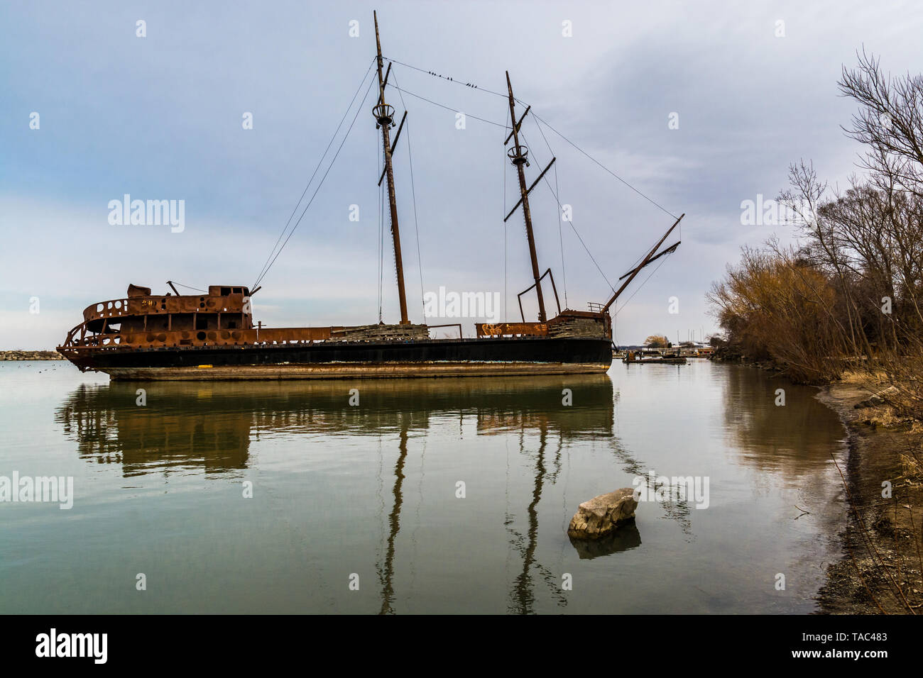 Vintage Sail Boat Stock Photo - Alamy