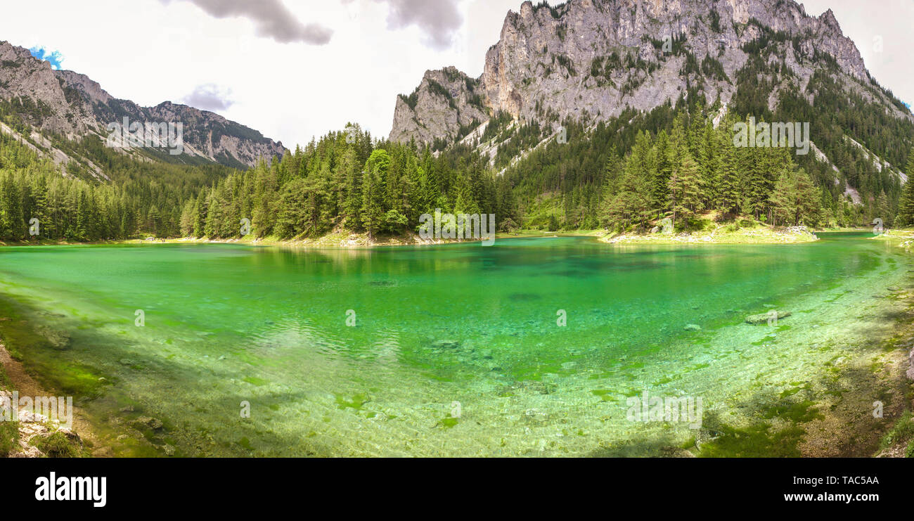 Austria, Styria, Tragoess, Green Lake Stock Photo - Alamy