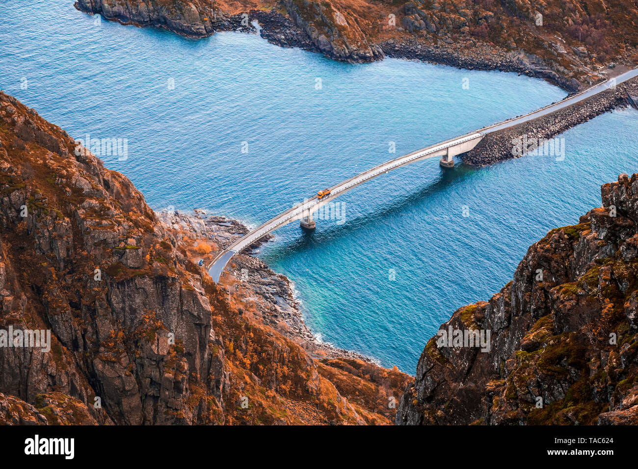 Bridge norway lofoten islands hi-res stock photography and images - Alamy
