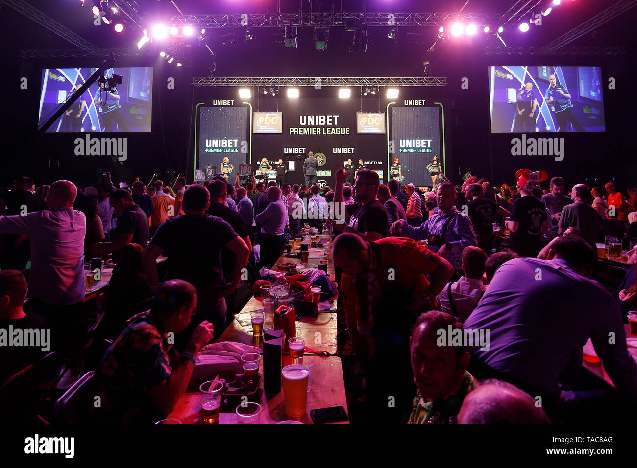 London, UK. 23rd May, 2019. O2 Arena, PDC Premier League of Darts ...