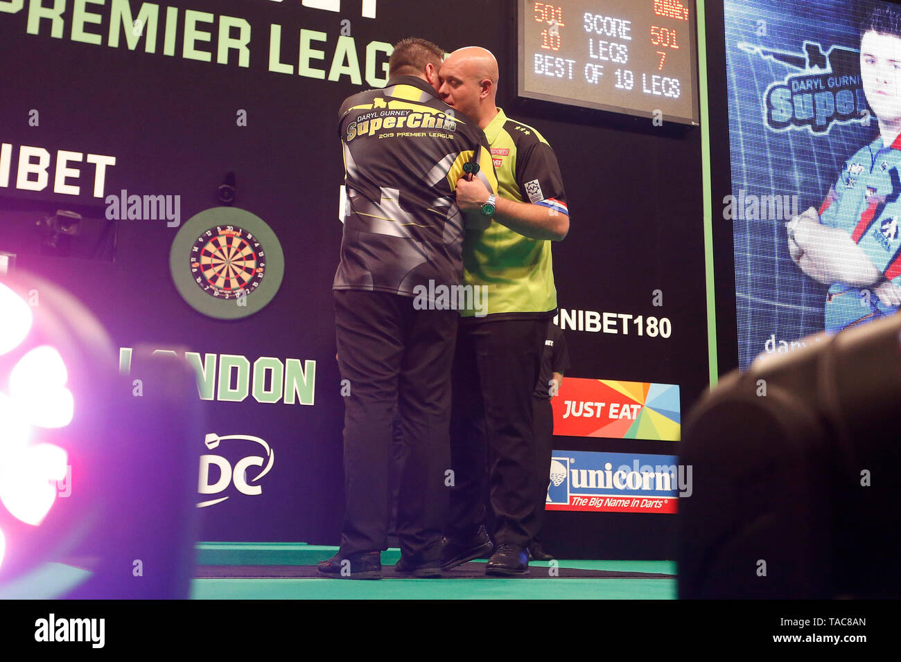 London, UK. 23rd May, 2019. The O2 Arena, PDC Premier League of Darts ...