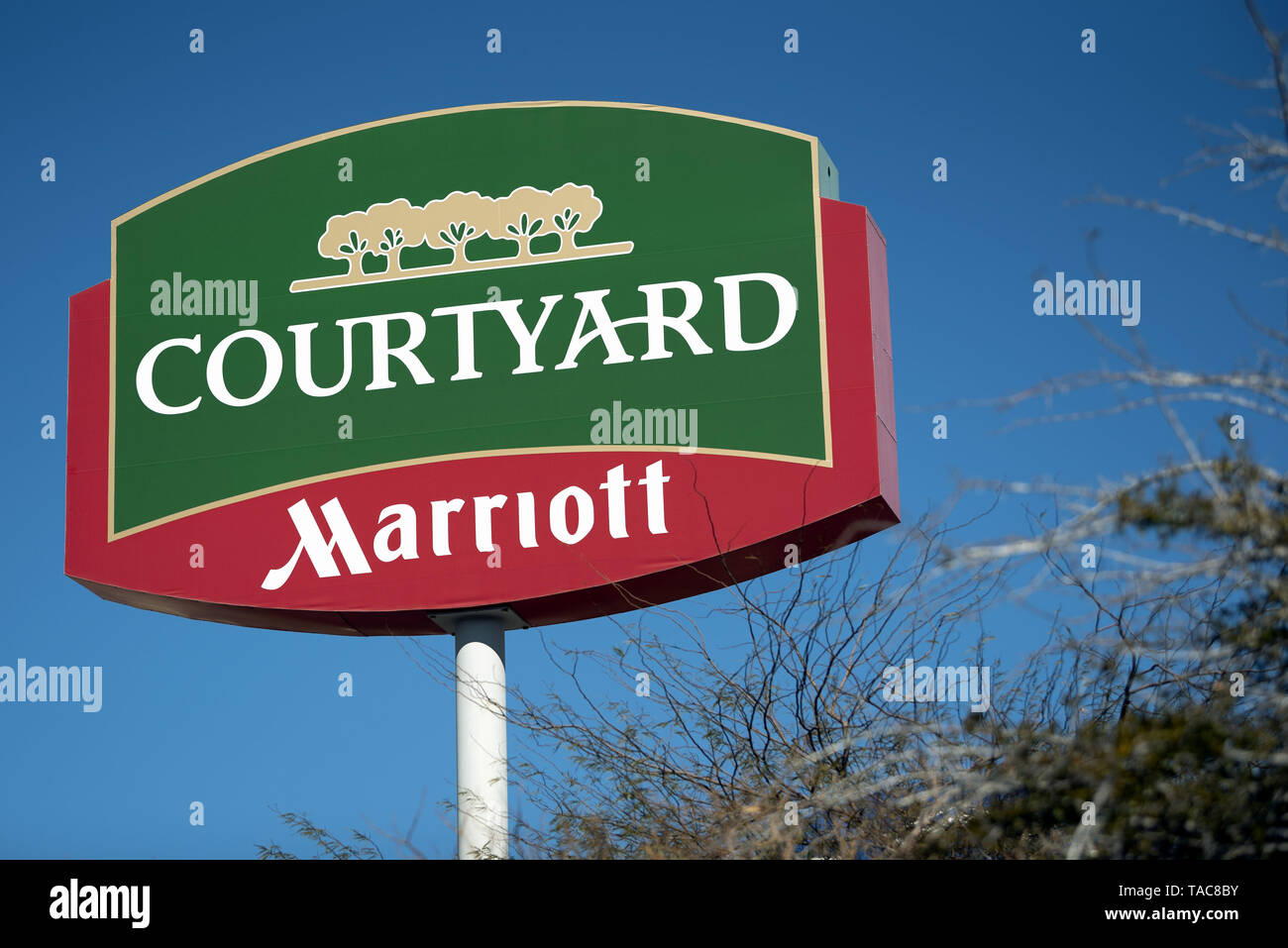 Las Vegas, Nevada, USA. 15th Mar, 2019. Marriott Hotels Signage seen at ...