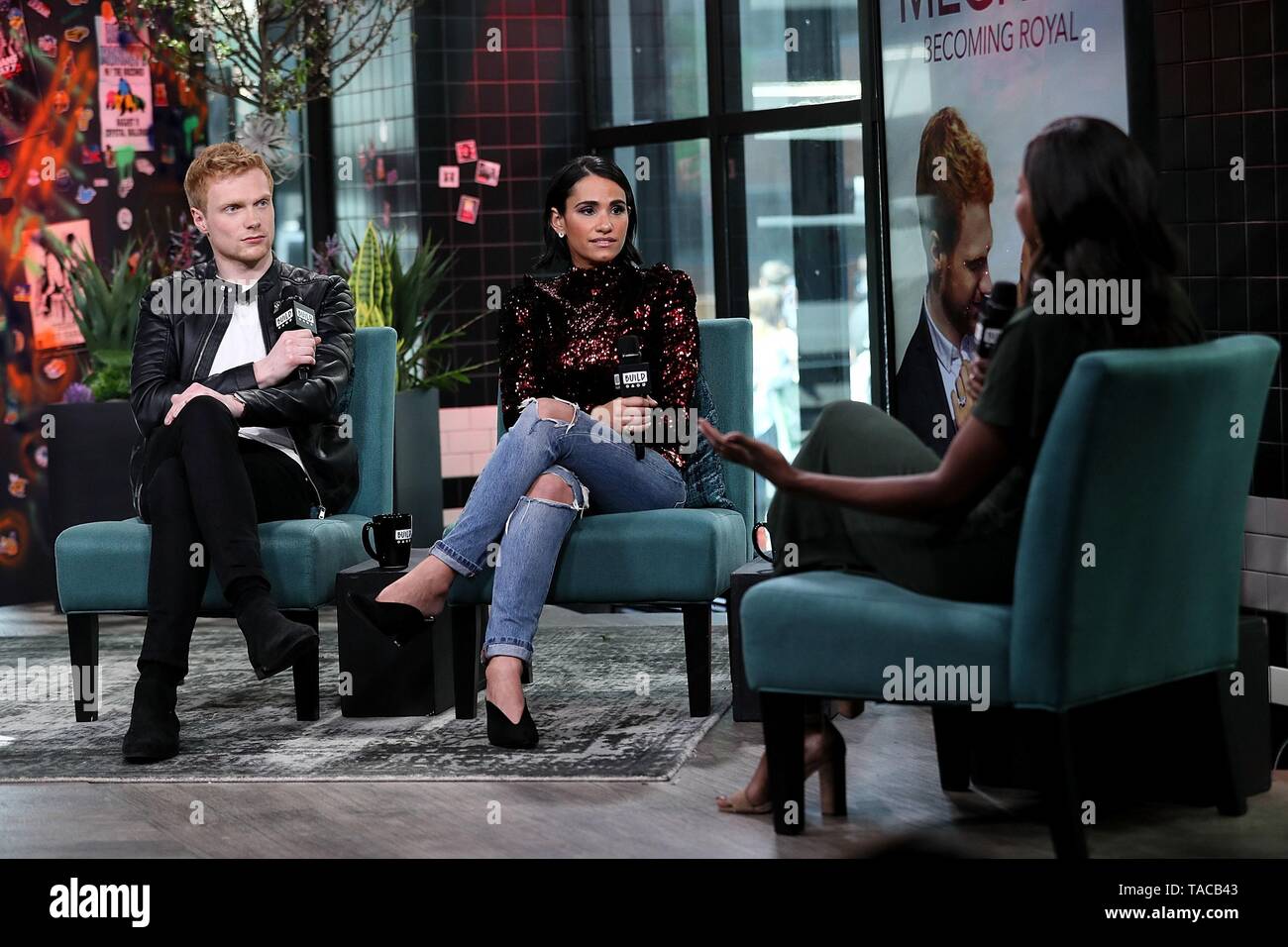 New York, NY, USA. 23rd May, 2019. Charlie Field, Tiffany Smith inside ...