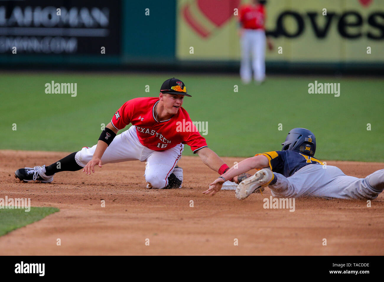Oklahoma City, OK, USA. 23rd May, 2019. Texas Tech infielder Josh Jung ...