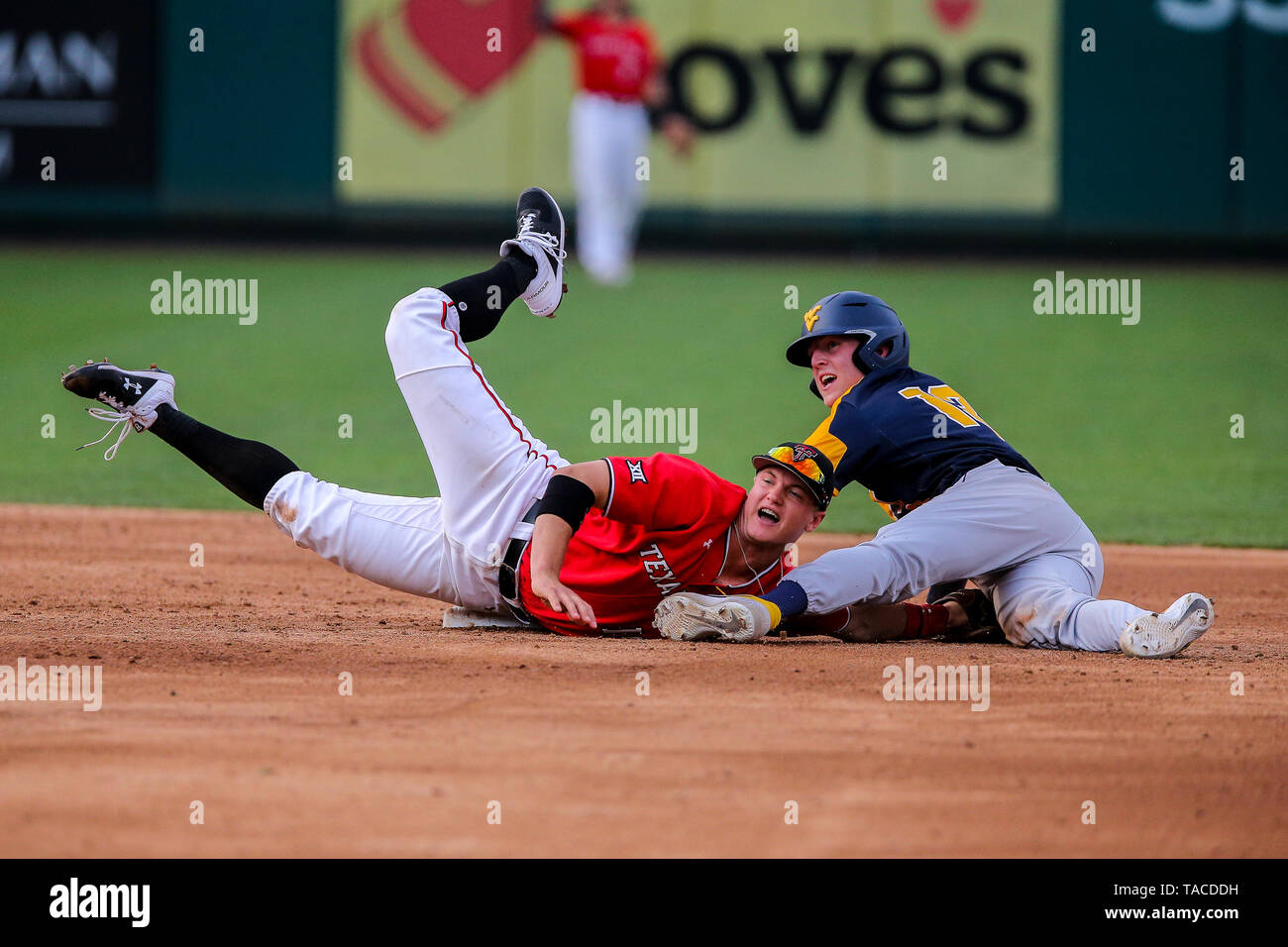 Oklahoma City, OK, USA. 23rd May, 2019. Texas Tech infielder Josh Jung ...