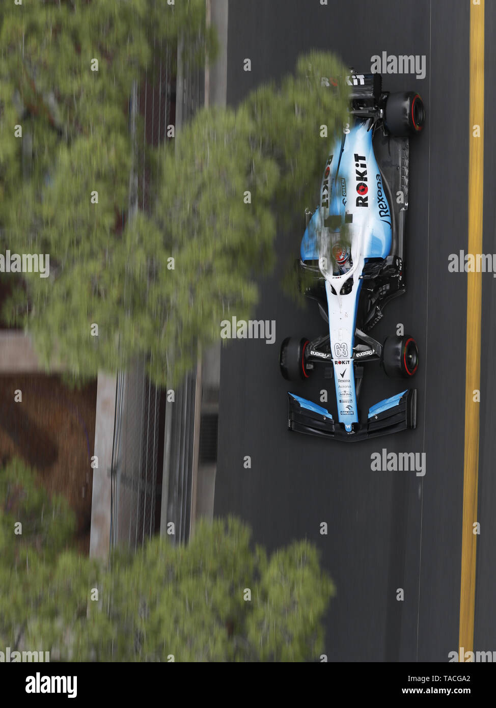 George russell 2019 monaco hi-res stock photography and images - Alamy